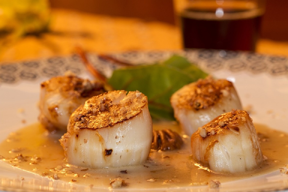 Noix de Saint Jacques à la crème - Spécial Gastronomie