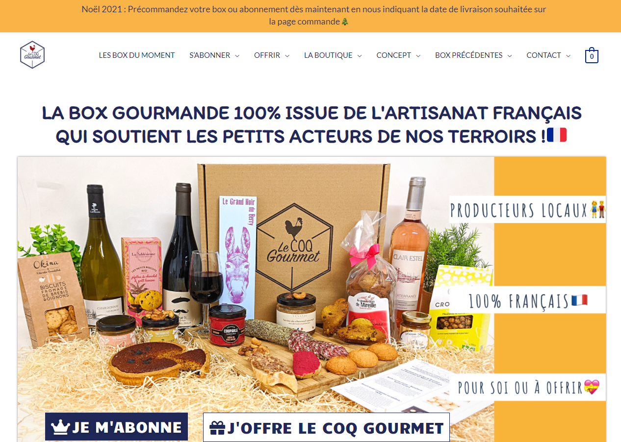 Avis sur les box Le Coq Gourmet - Spécial Gastronomie