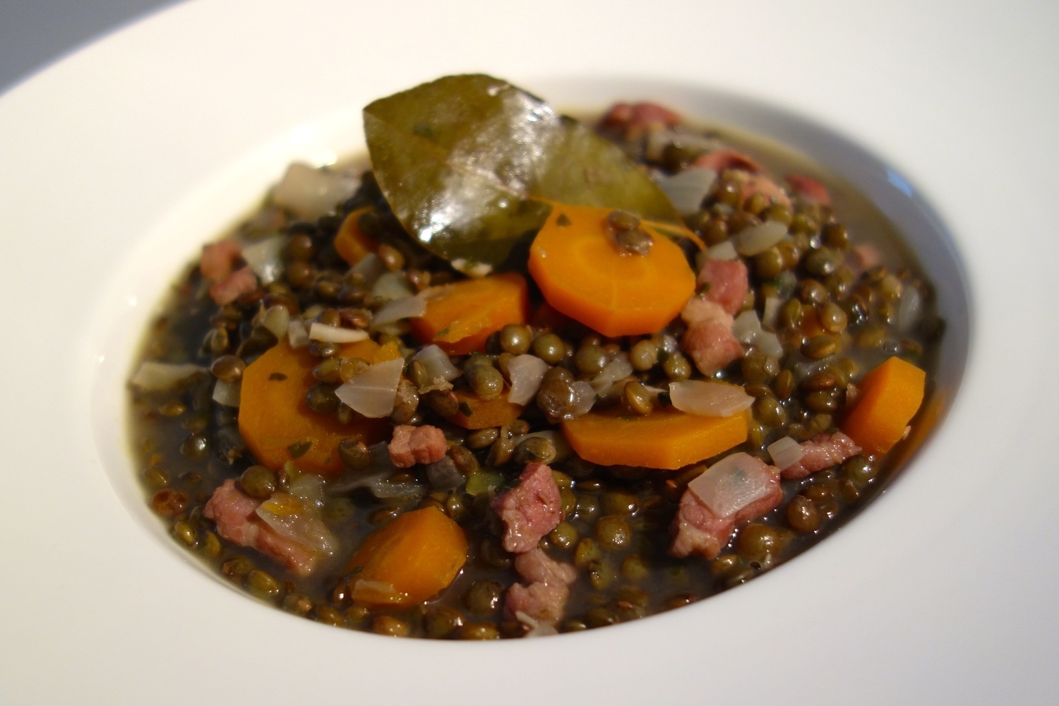 Lentilles aux lardons - Spécial Gastronomie