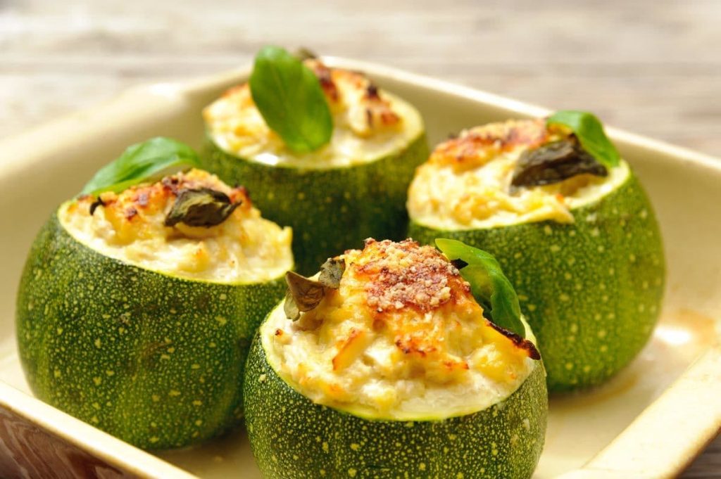 Recette courgette ronde farcie - Spécial Gastronomie