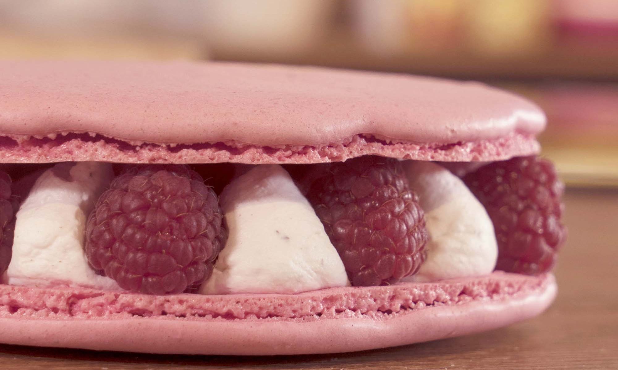 Recette macaron framboise - Spécial Gastronomie