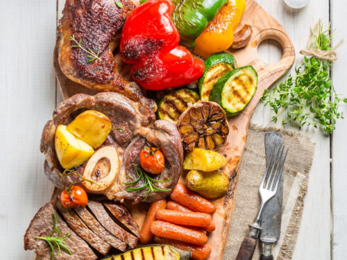 Pierrade de Viandes et Légumes - Spécial Gastronomie